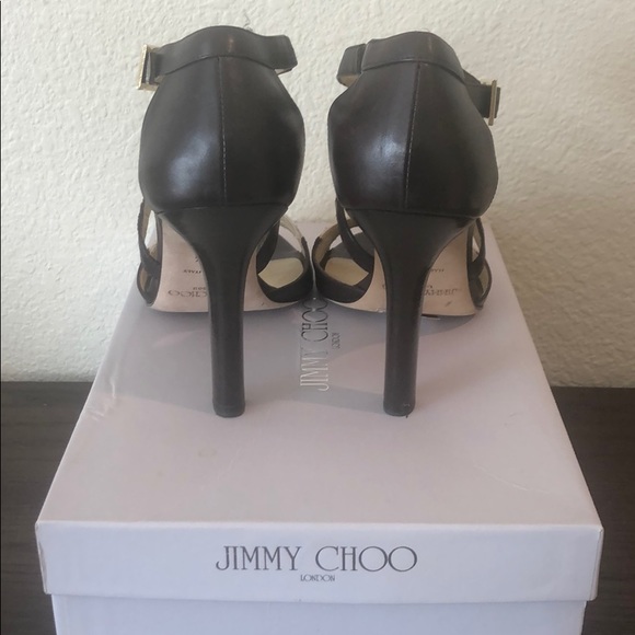 Jimmy Choo | Shoes | Jimmy Choo Python Strappy Leather Sandals | Poshmark